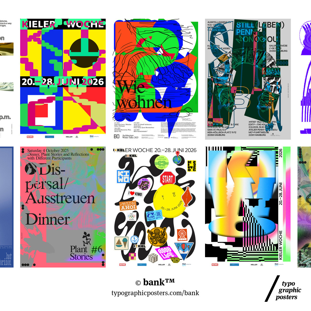 BANK™ - typo/graphic posters