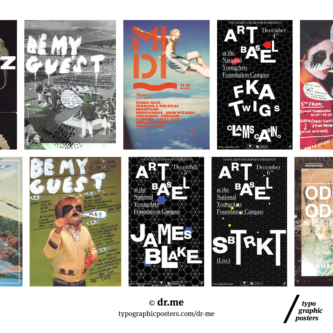 dr.me - typo/graphic posters