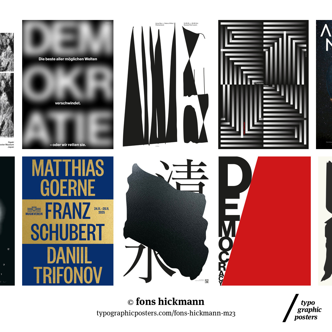 fons hickmann - typo/graphic posters