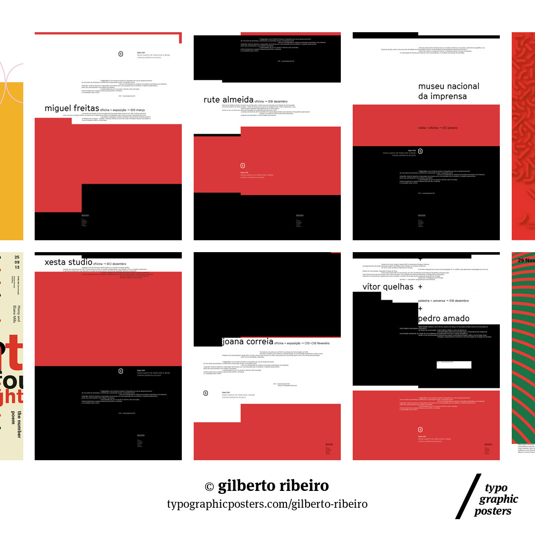 gilberto ribeiro - typo/graphic posters
