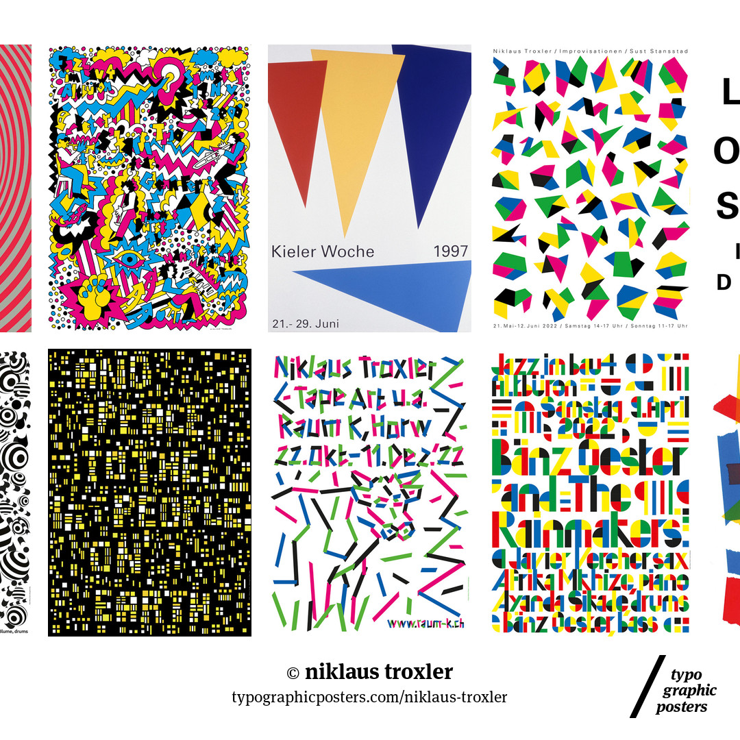 niklaus troxler - typo/graphic posters