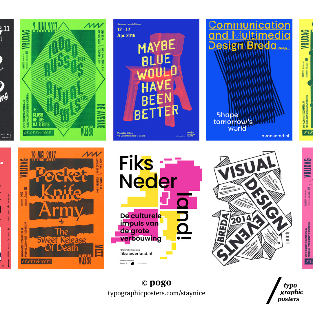 Pogo Typographic Posters