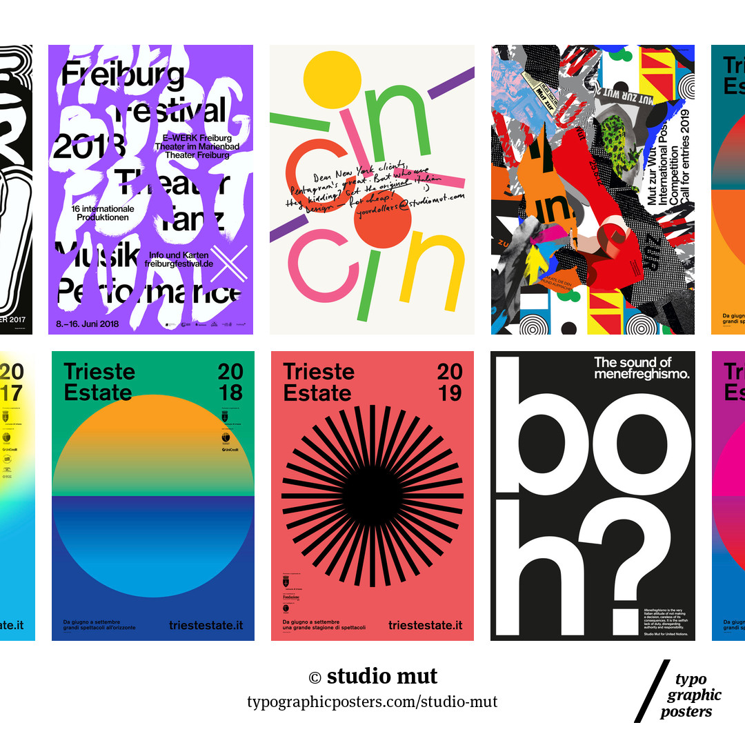 Studio Mut - typo/graphic posters