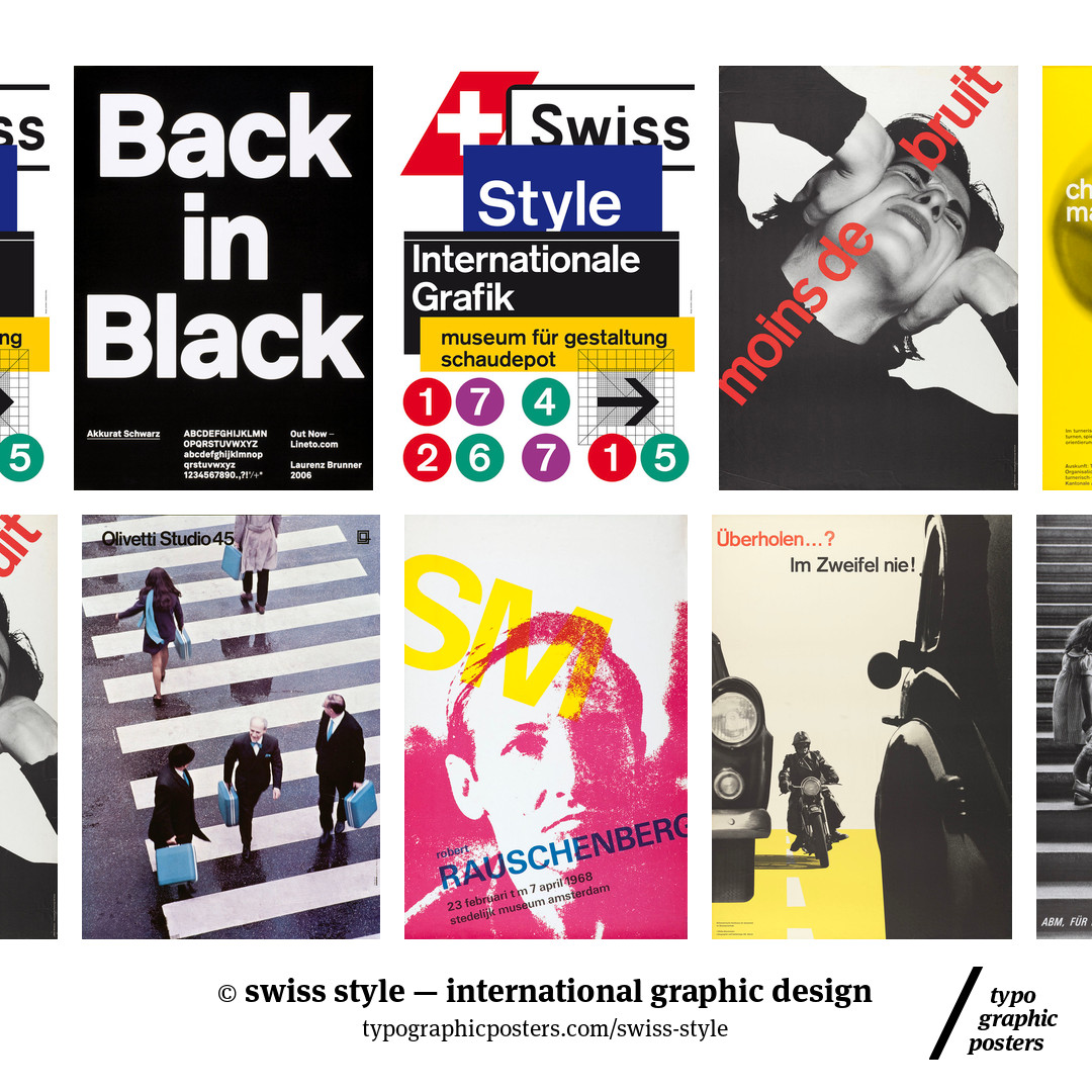 Swiss Style — international graphic design - typo/graphic posters