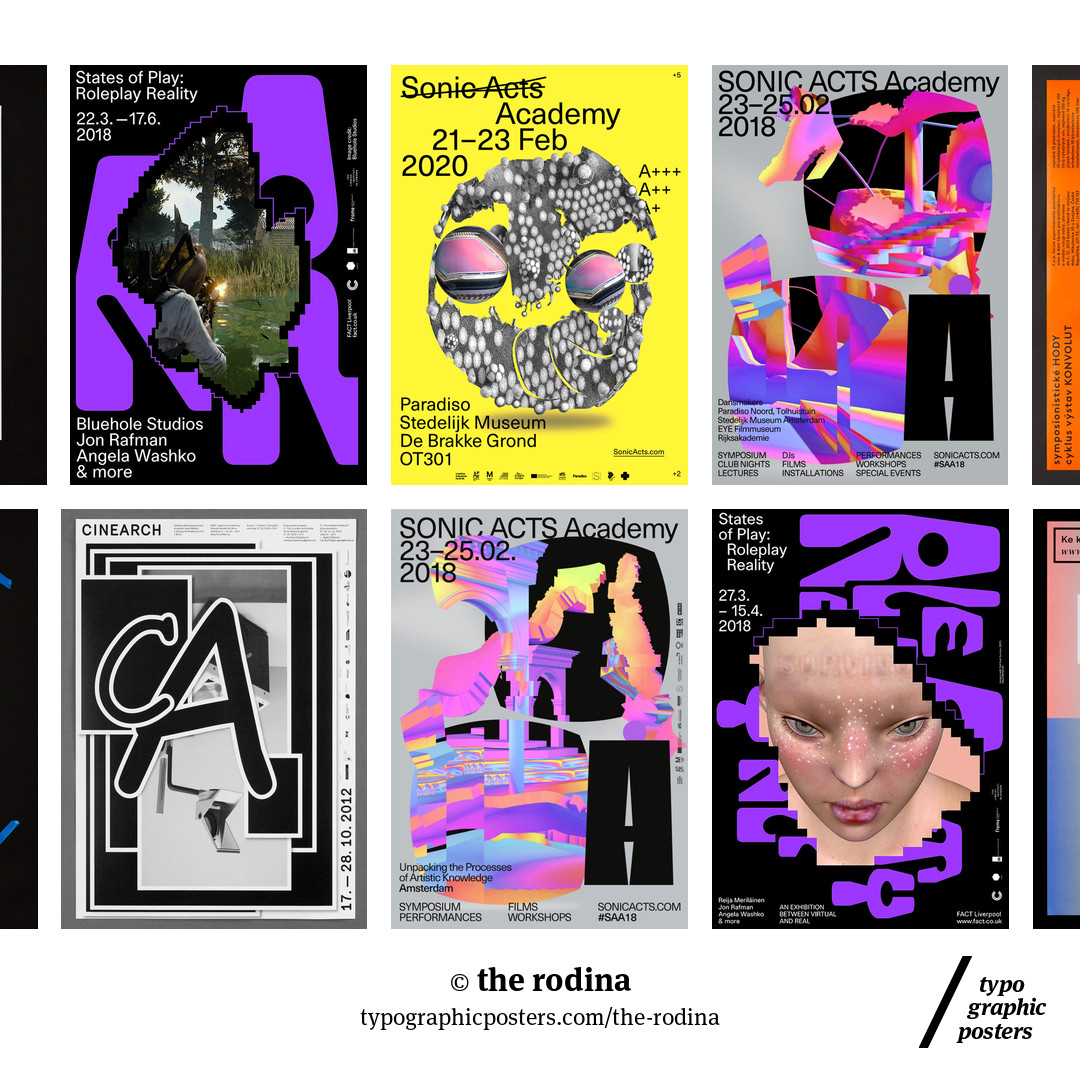 the rodina - typo/graphic posters