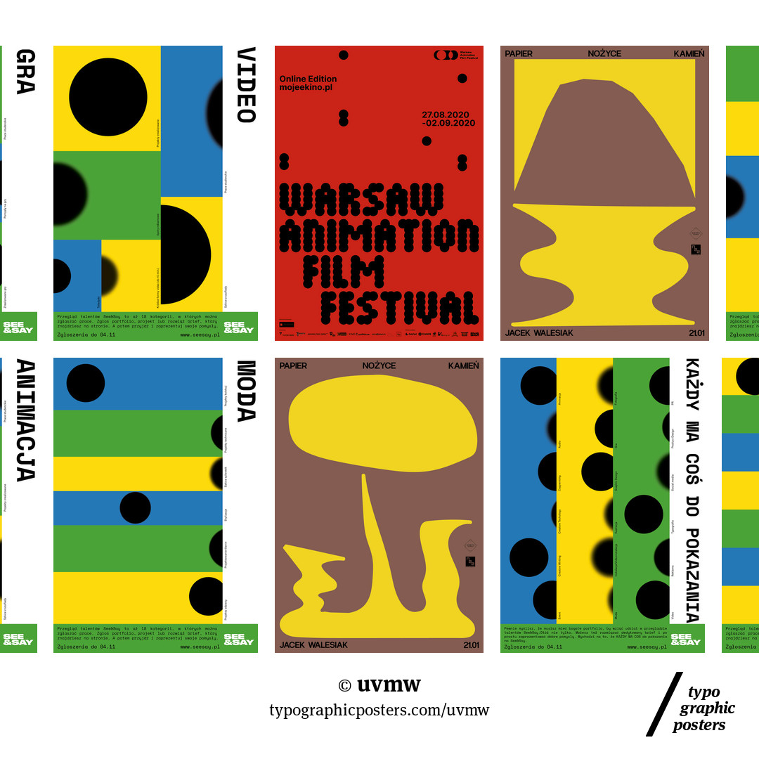 UVMW - typo/graphic posters
