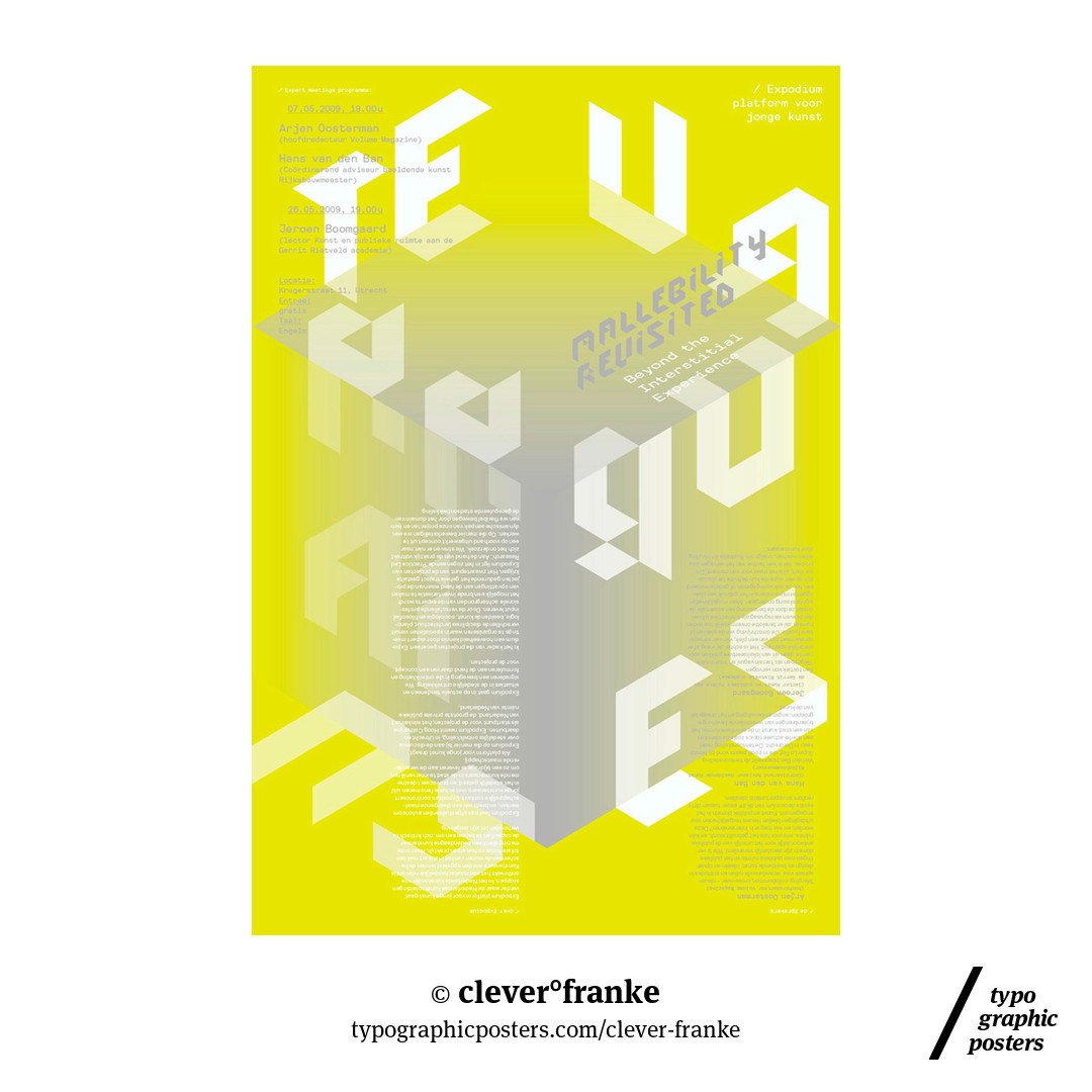 clever°franke - typo/graphic posters