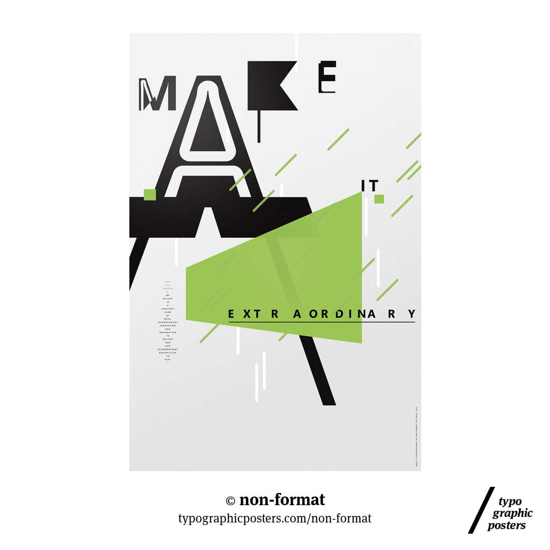 “Seftel 1–4”, 2013, by Non-Format - typo/graphic posters