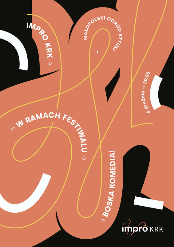 “Impro KRK w ramach festiwalu Boska Komedia”, 2019, by bisoñ studio ...