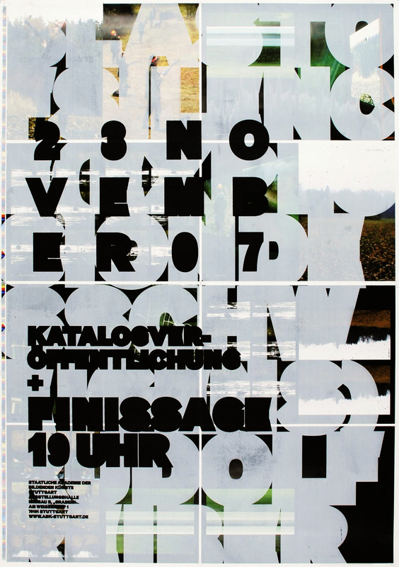 blastofsilence_0”, by Hubert & Fischer - typo/graphic posters