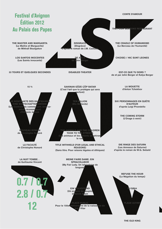 “typographciposter festival 2k”, by matthieu salvaggio - typo/graphic ...