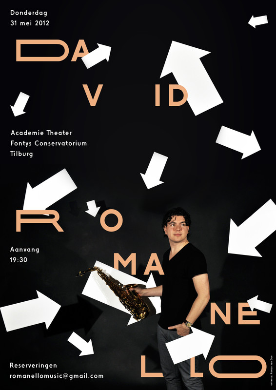 “David romanello”, by remco van dun - typo/graphic posters