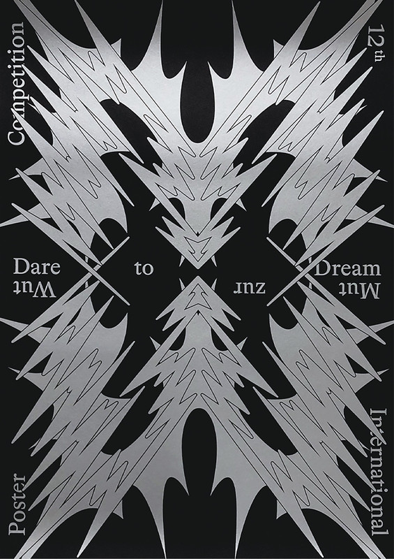 “Mut zur Wut – 12th International Poster Competition”, 2023, by Bureau Progressiv for 100 beste ...