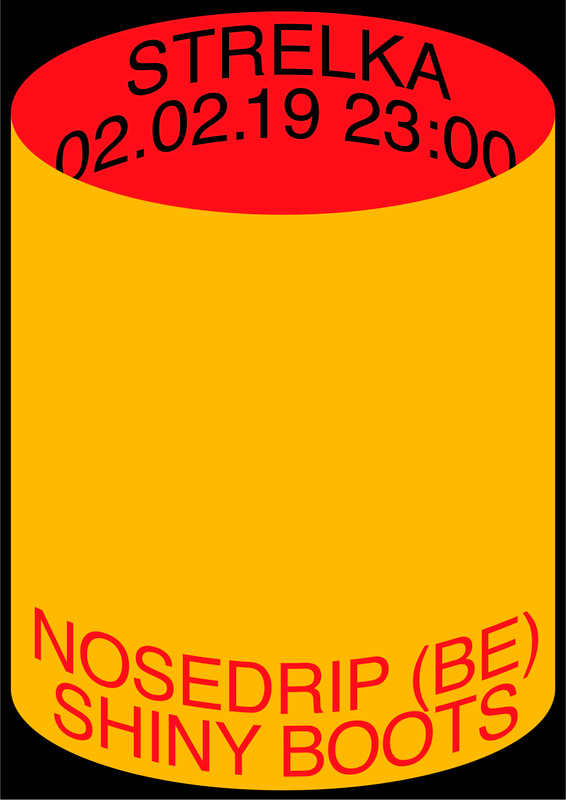“Strelka”, 2019, by Anna Kulachek - typo/graphic posters