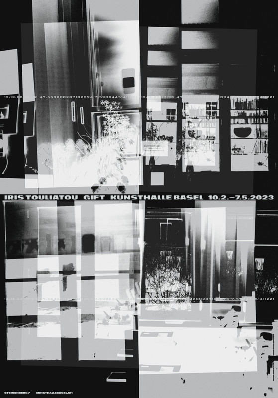 “Gift – Iris Touliatou”, 2023, by Aurelia Peter - typo/graphic posters