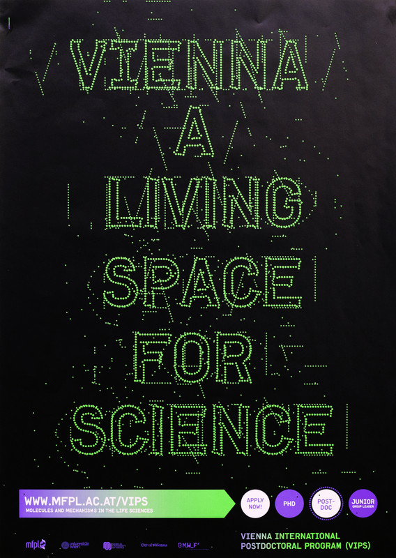 “vienna science4”, by buero bauer - typo/graphic posters