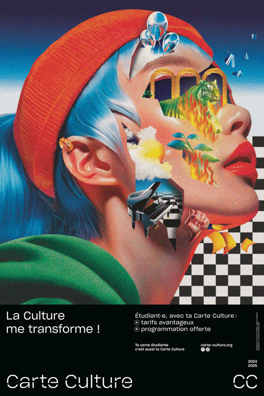 “Carte Culture - 2024 #1”, 2024, by Ben&Jo - typo/graphic posters