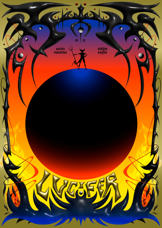 “Lucfier Poster”, 2023, by Ben&Jo - typo/graphic posters
