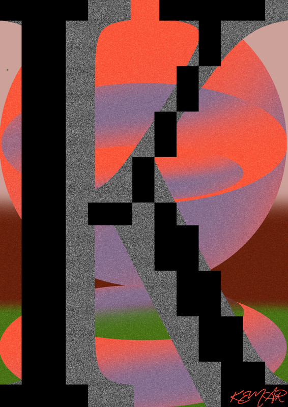 “Kemar - Cover”, 2023, by Ben&Jo - typo/graphic posters