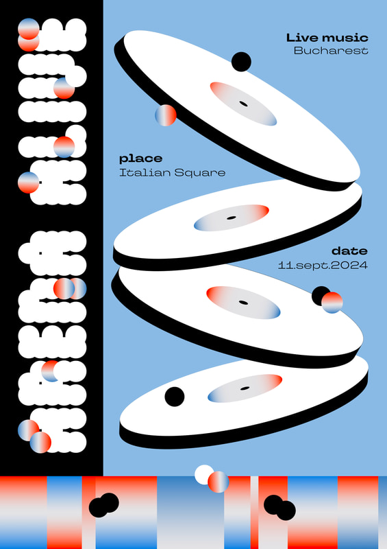 “Arena Alive ”, 2024, by Eleni Dafini Bacula - typo/graphic posters