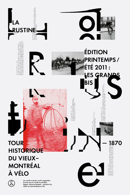 “rustine”, by Emanuel Cohen - typo/graphic posters