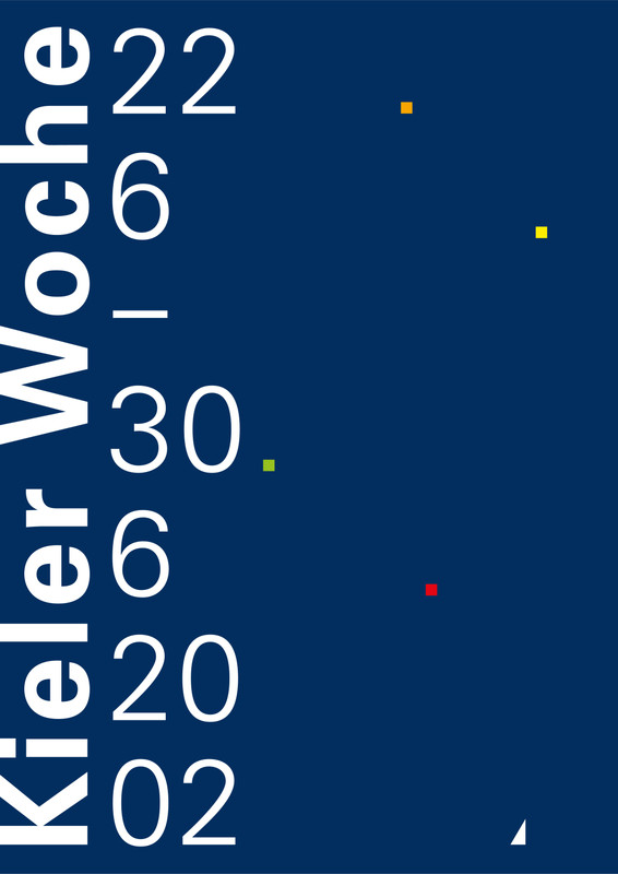 “Kieler Woche”, 2002, by fons hickmann - typo/graphic posters