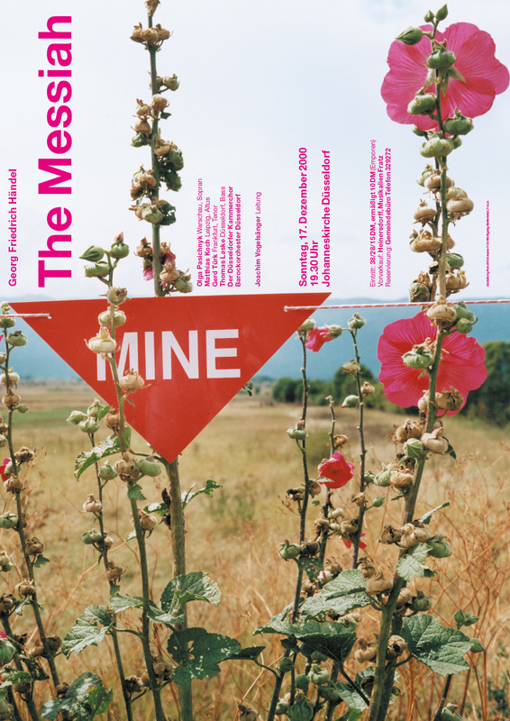 “Johanneskantorei”, 2000, by fons hickmann - typo/graphic posters