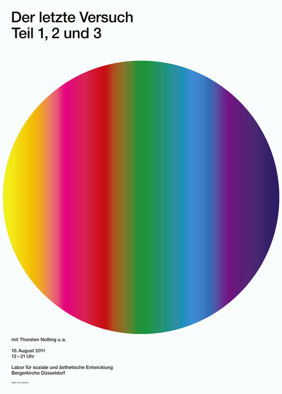 “The Last Attempt, part 1, 2 and 3”, 2011, by fons hickmann - typo ...