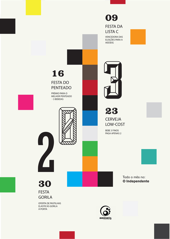 “AEESEIG”, 2013, by gilberto ribeiro - typo/graphic posters