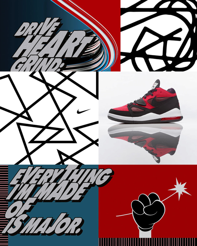 “nike_1”, by hort - typo/graphic posters