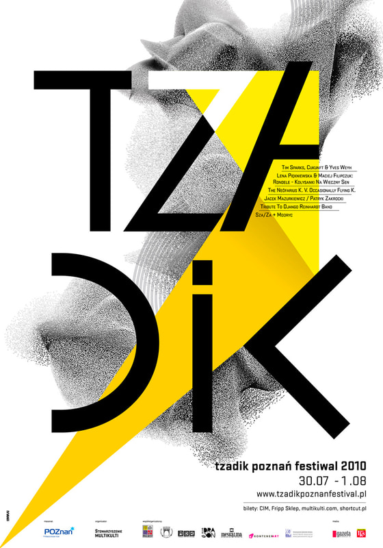 “tzadik”, by Kuki Krzysztof Iwanski - typo/graphic posters