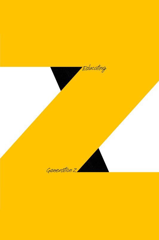 “Educating Gen Z”, 2020, by juan carlos pagan - typo/graphic posters