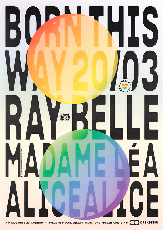 “Born This Way (LGBTQ Event Series)”, 2020, by Kai Matthiesen - typo ...