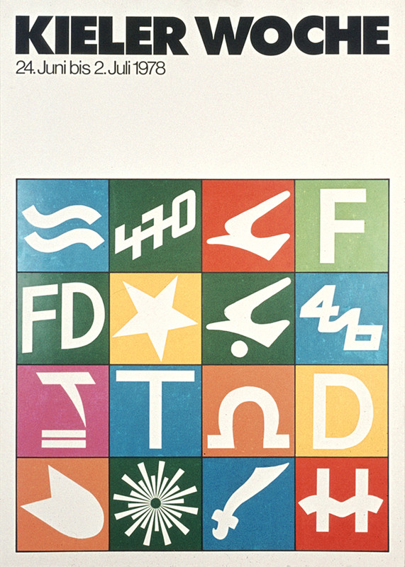 1978, by Kieler Woche for Kieler Woche - typo/graphic posters