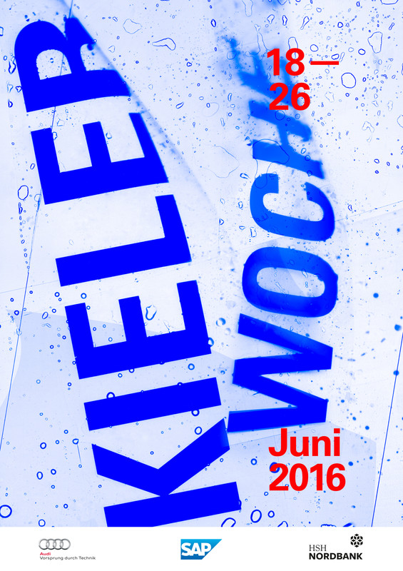 2016, by Stan Hema for Kieler Woche - typo/graphic posters
