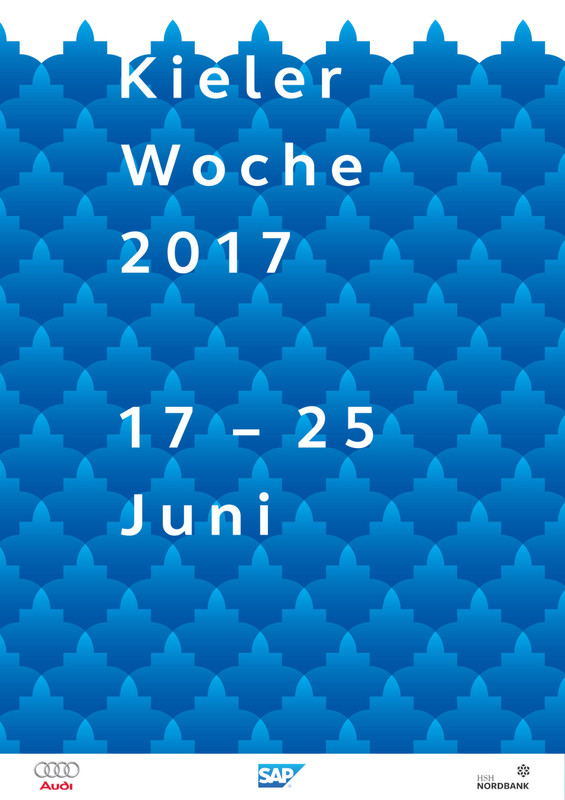 2017, by Majid Abbasi for Kieler Woche - typo/graphic posters
