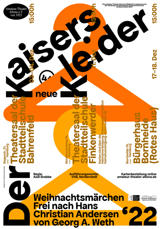 “Des Kaisers neue Kleider”, 2022, by Mikhail Lychkovskiy - typo/graphic ...