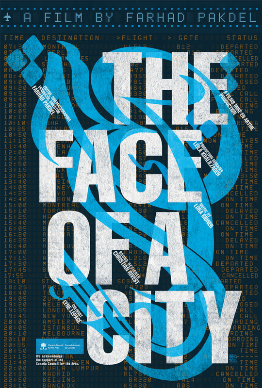 “The face of a city”, 2021, by Majid Kashani - typo/graphic posters
