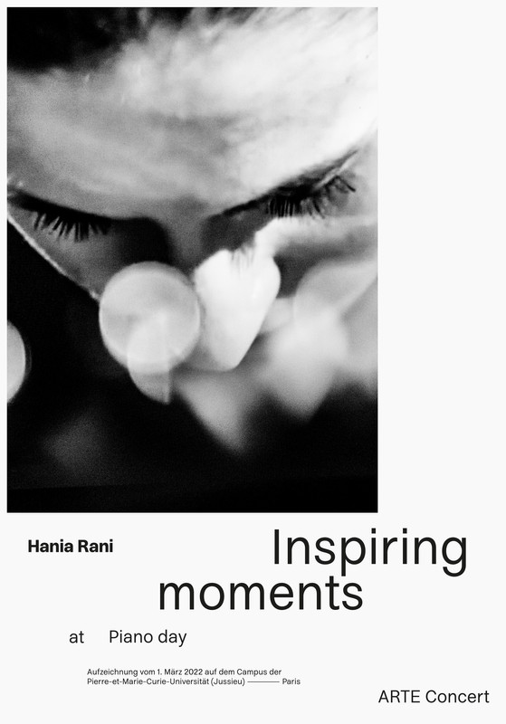 “Hania Rani – inspiring moments”, 2023, by manuel kreuzer - typo ...