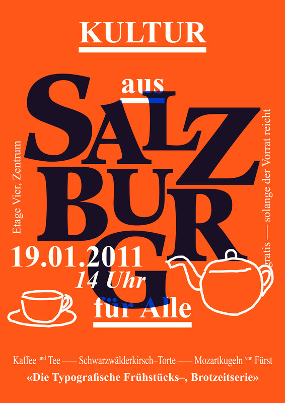 “Plakat SBG”, 2010, by matthias tratz - typo/graphic posters