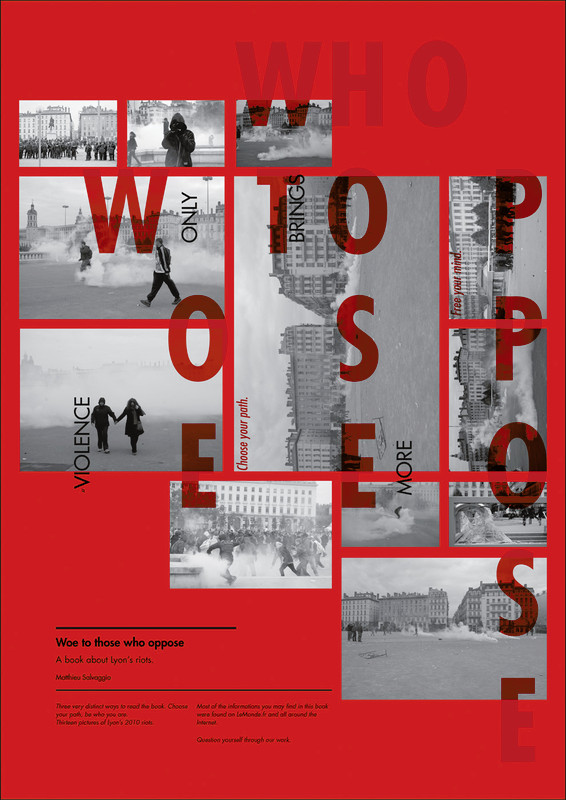 “affiche woe”, by matthieu salvaggio - typo/graphic posters