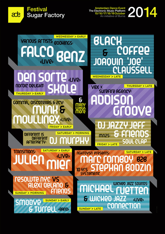 “sugar factory”, by me studio - typo/graphic posters