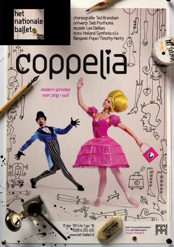 ballet3”, by me studio - typo/graphic posters