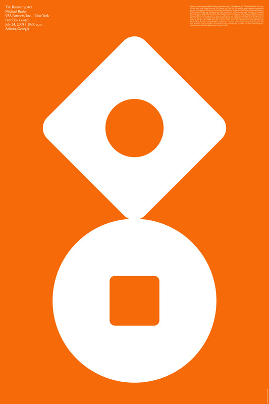 “15 braley balancing”, 2008, by Braley Design - typo/graphic posters