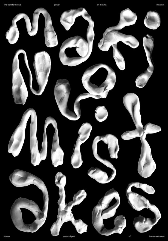 “making mistakes ”, 2024, by Michael Speranza - typo/graphic posters