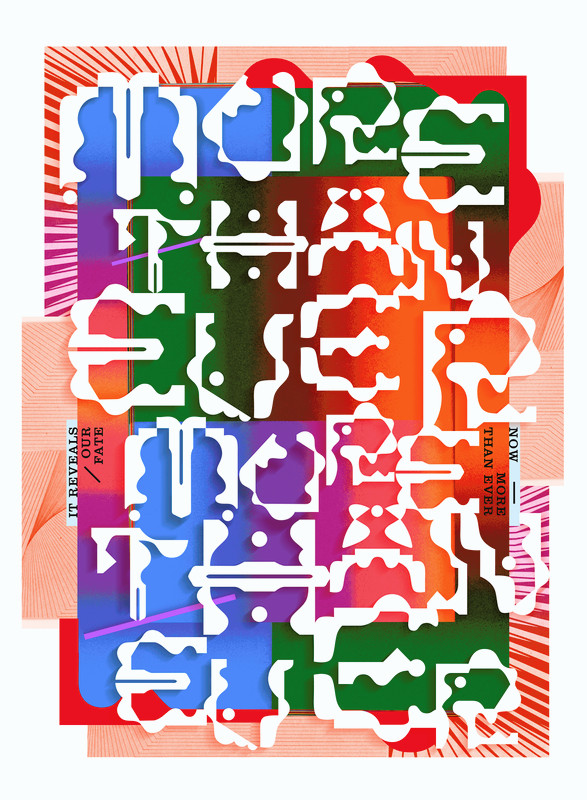 “More Than Ever”, 2019, by michelle bowers - typo/graphic posters