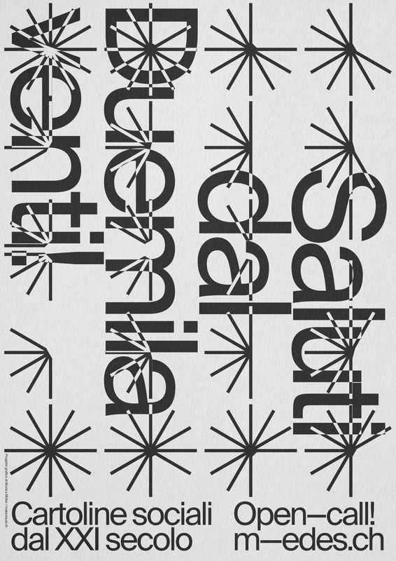 “Saluti dal Duemilaventi”, 2020, by Monica Müller - typo/graphic posters