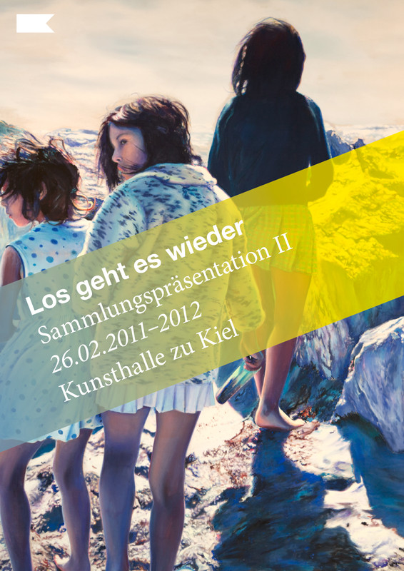 “Los geht es wieder II”, 2011, by neue gestaltung - typo/graphic posters