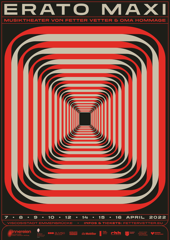 “Erato Maxi”, 2022, by Nicole Brugger - typo/graphic posters