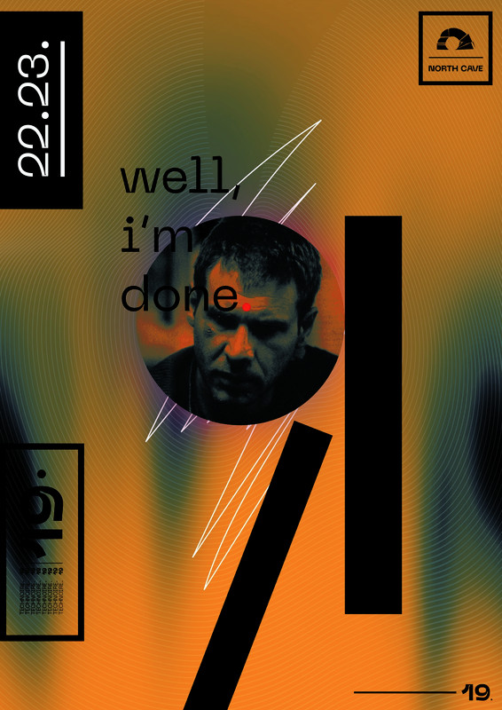 “well, i'm done.”, 2019, by nikita belousov - typo/graphic posters